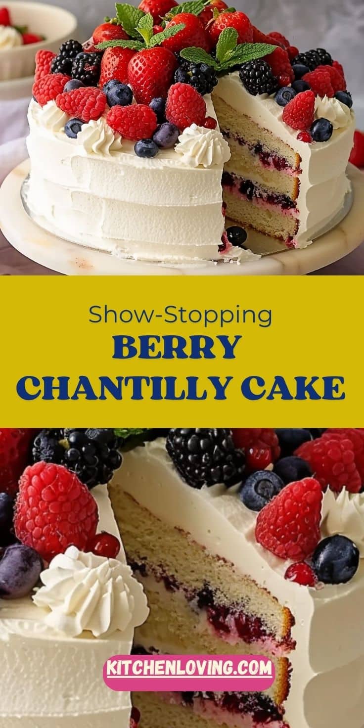 Berry Chantilly Cake | Kitchen Loving