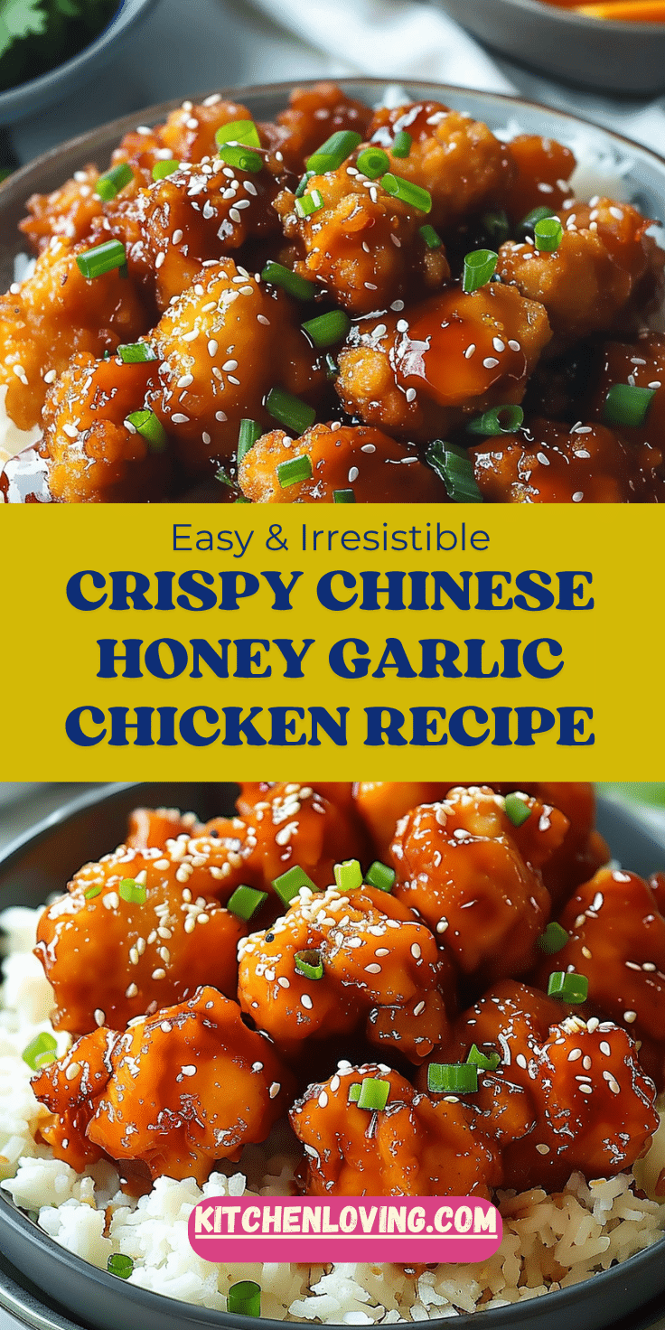 Crispy Chinese Honey Garlic Chicken (30 Minutes) Recipe | Kitchen Loving