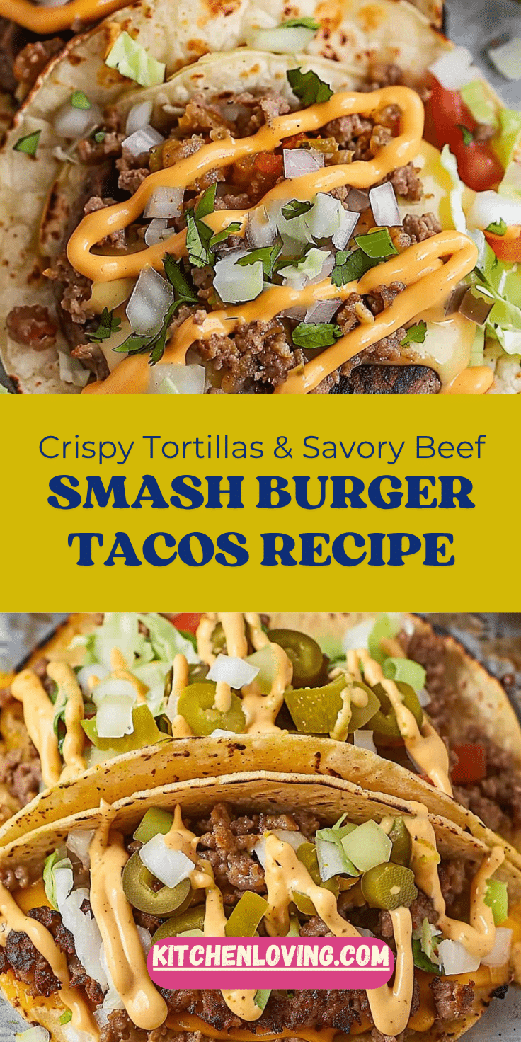 Smash Burger Tacos Recipe | Kitchen Loving