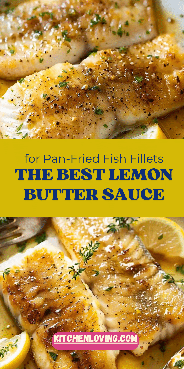 Lemon Butter Sauce for Fish | Kitchen Loving