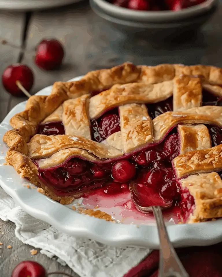 Sour Cherry Pie | Kitchen Loving