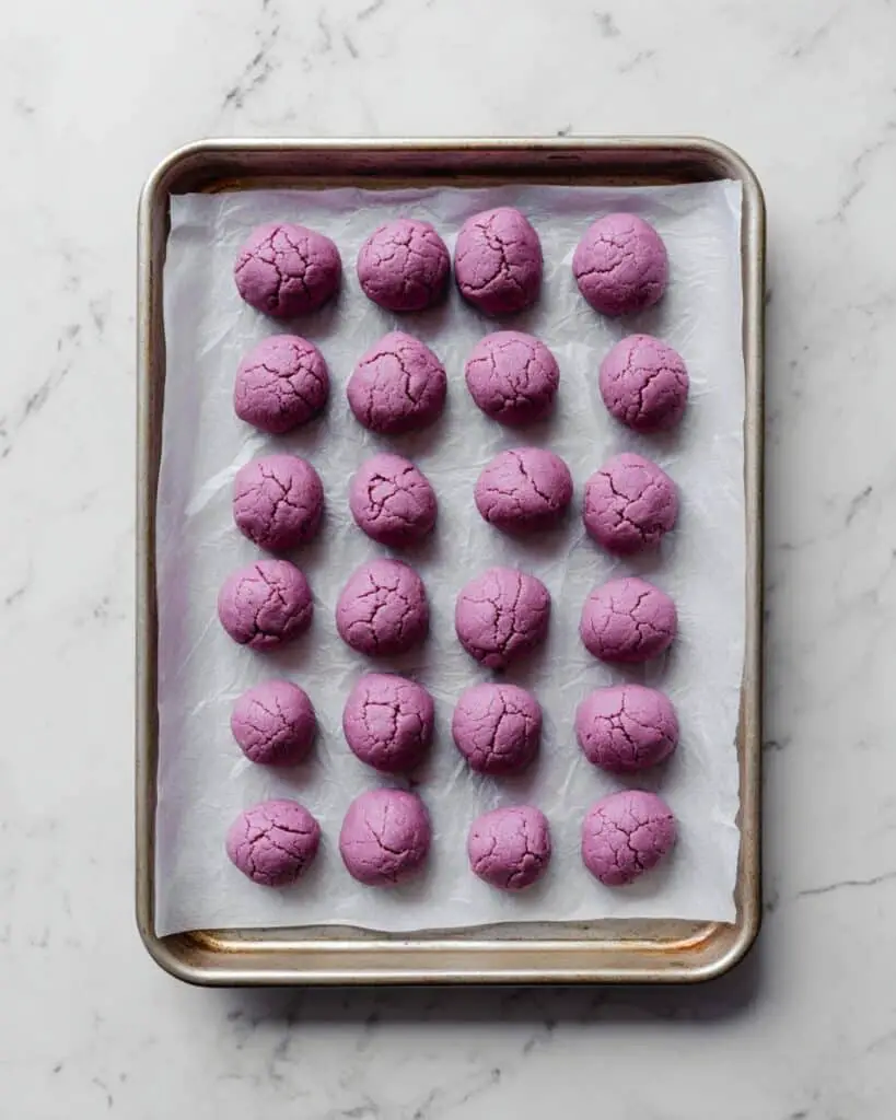 Purple Crinkle Cookies: Colorful, Soft, & Delicious Treats