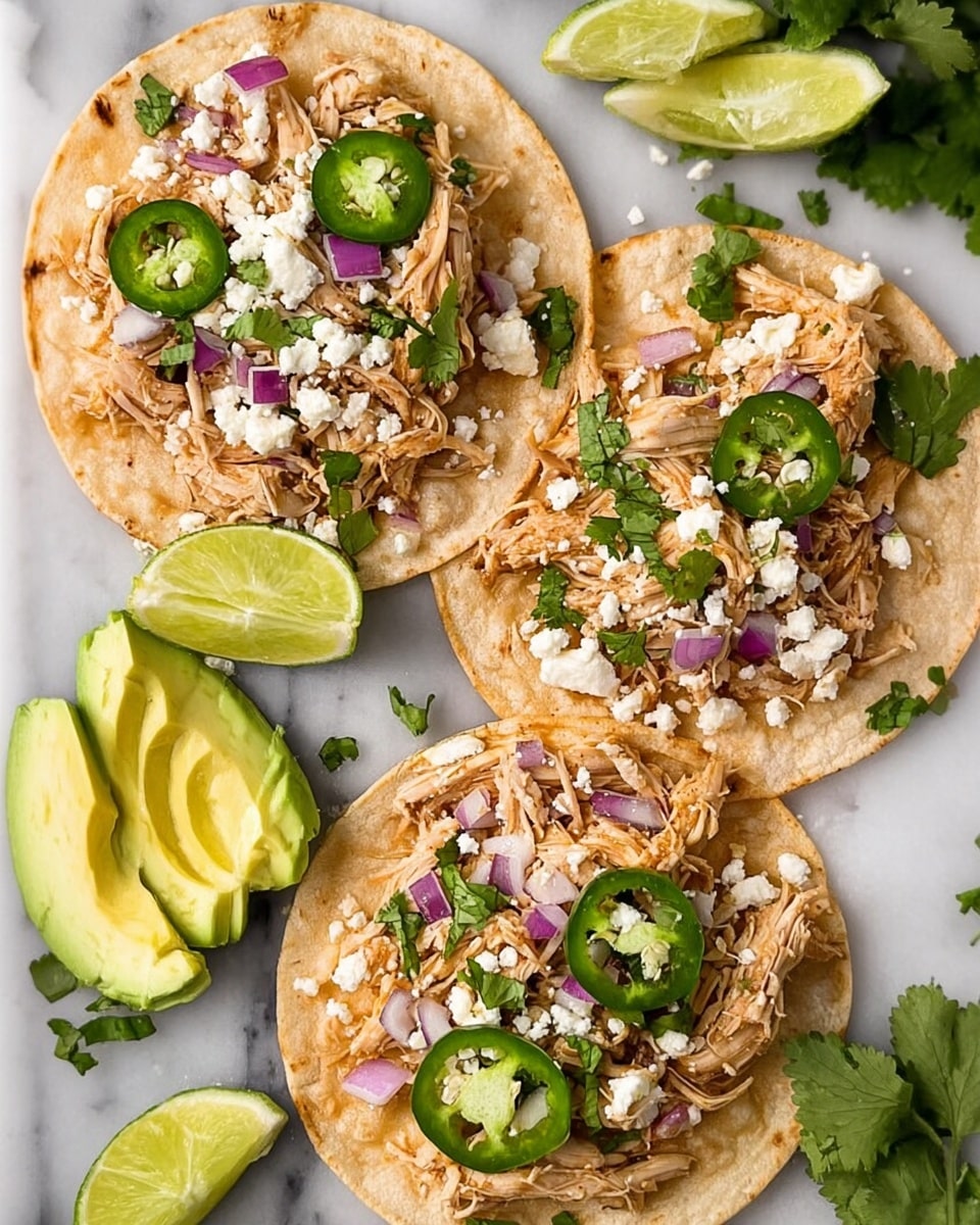Healthy Crockpot Chicken Tacos — Flavorful & Easy Dinner