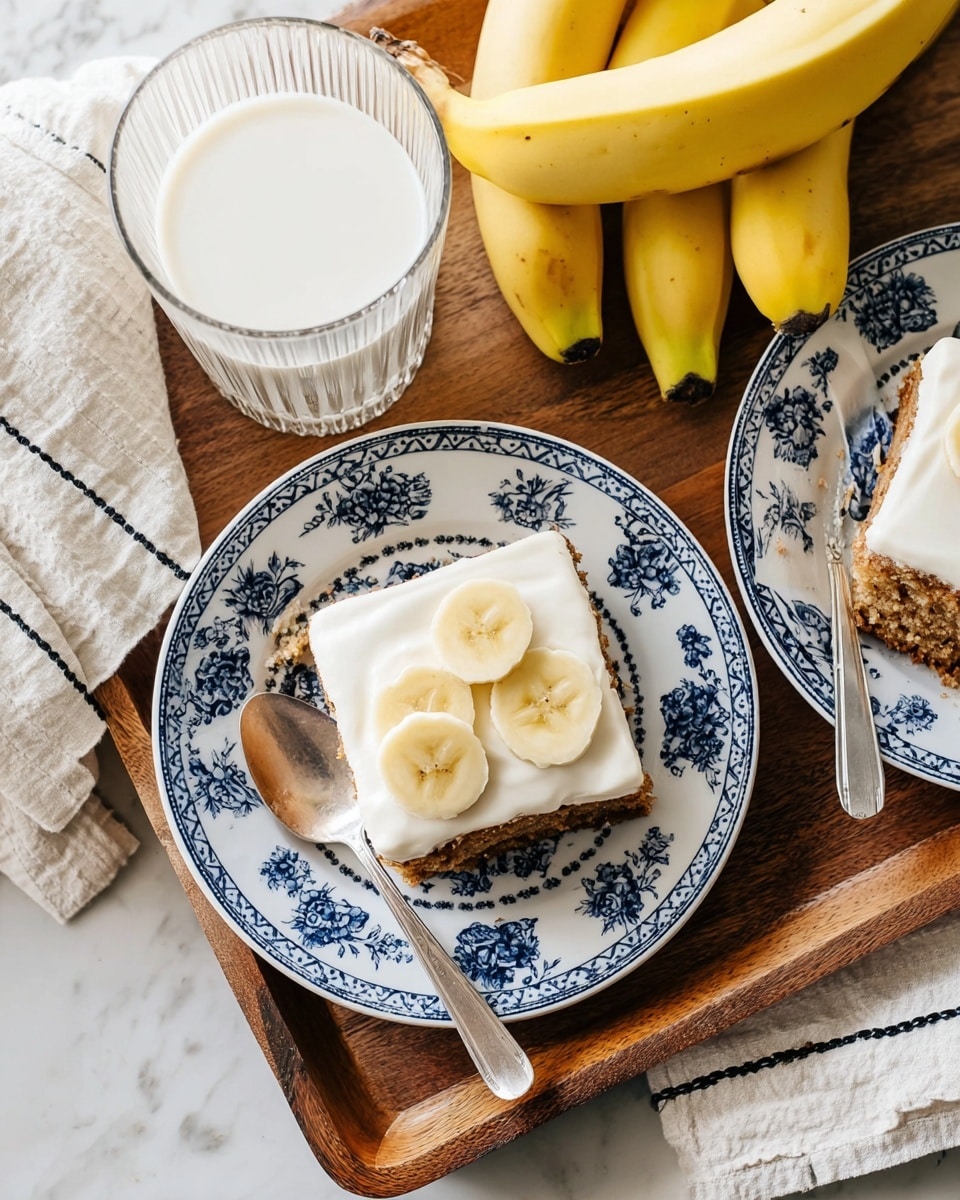 Banana Cake with Cream Cheese Frosting: Delicious & Easy