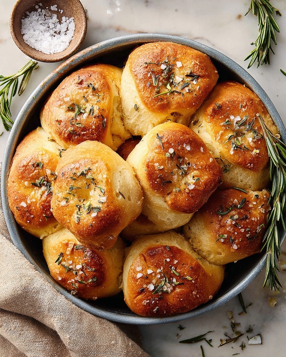 Easy Garlic Rosemary Focaccia Muffins – Irresistibly Fragrant & Crispy