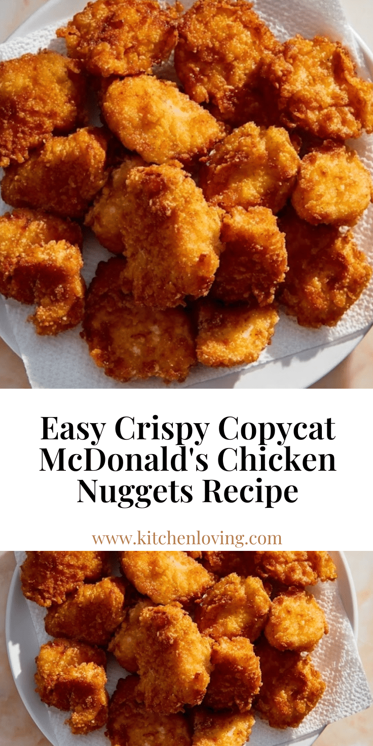 Copycat McDonald's Chicken Nuggets: Crispy, Juicy Perfection