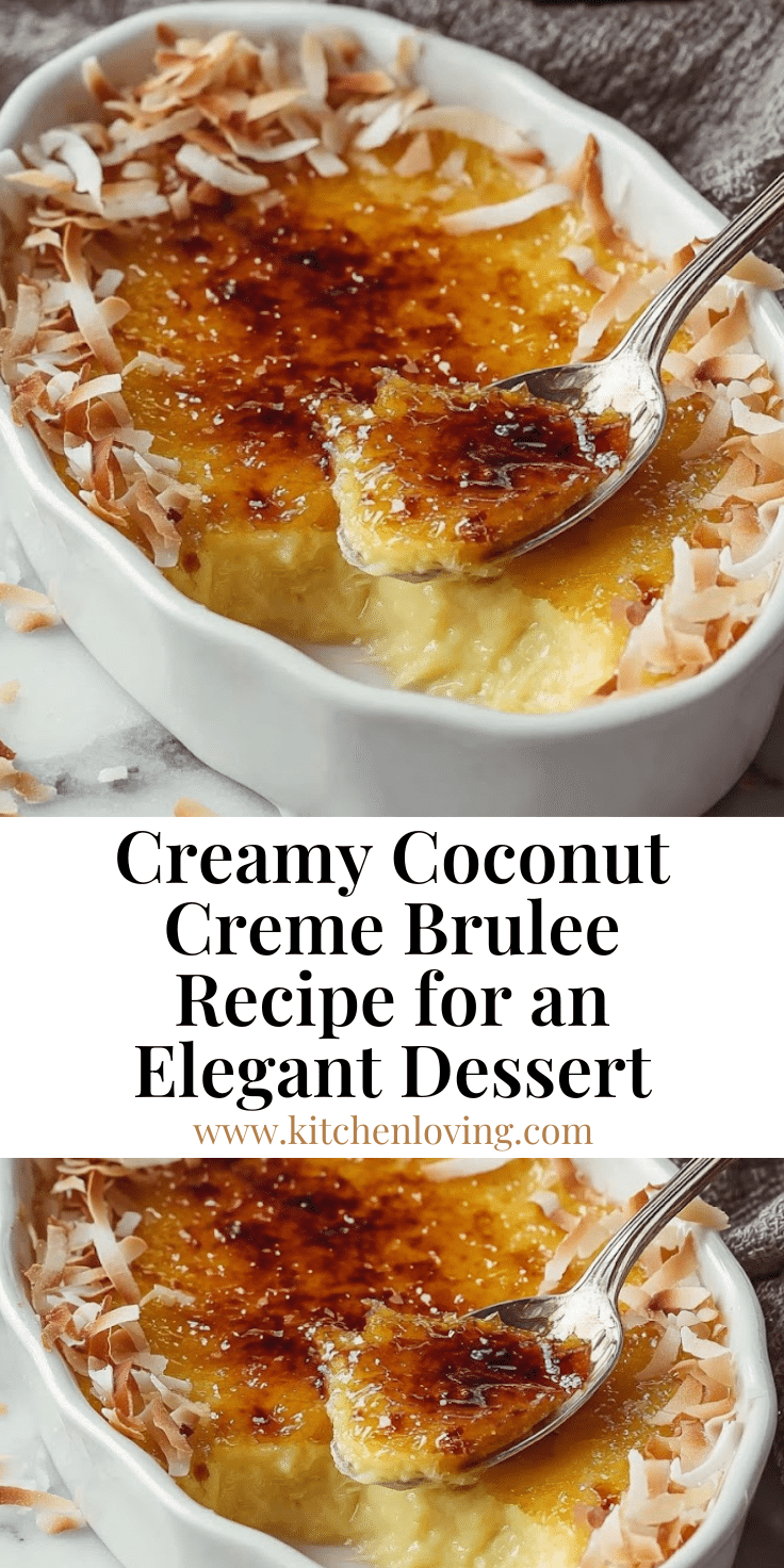 Coconut Creme Brulee Recipe: Exquisite Tropical Dessert